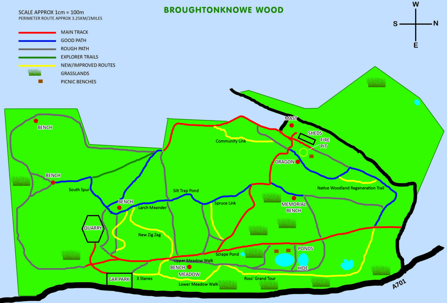 Maps & Trails – Broughtonknowe Wood
